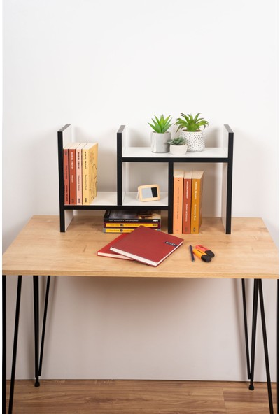 Mudesa Ayarlanabilir Kitaplık Çok Fonksiyonlu Düzenleyici 2'li Masaüstü Kitaplık Raf Mudesa Ayarlanabilir Kitaplık Çok Fonksiyonlu Düzenleyici 2'li Masaüstü Kitaplık Raf