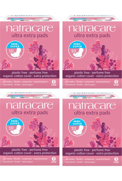 Use Full Ogranik ve Doğal Natracare Ultra Ekstra Kanatlı Ped Süper 4'lü Set Use Full Ogranik ve Doğal Natracare Ultra Ekstra Kanatlı Ped Süper 4'lü Set