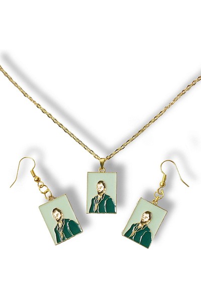 Lil'adore Vincent Van Gogh Tablo Kolye Küpe Seti Lil'adore Vincent Van Gogh Tablo Kolye Küpe Seti