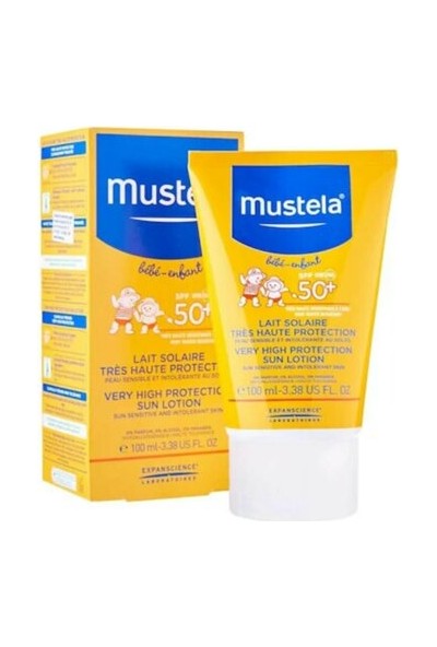 Mustela Bebek ve Çocuk Yüksek Koruma Faktörlü Spf 50+ 100 ml Güneş Kremi