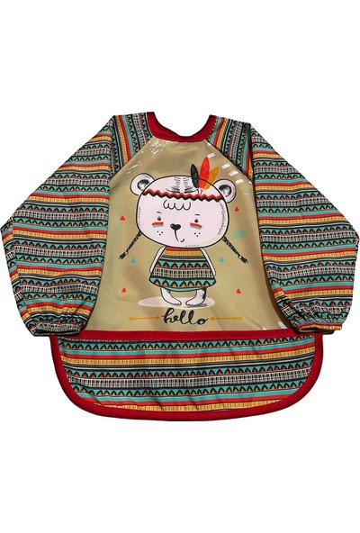 Mammako Uzun Kollu Hazneli Mama Önlüğü Faaliyet Önlüğü Mammako Uzun Kollu Hazneli Mama Önlüğü Faaliyet Önlüğü