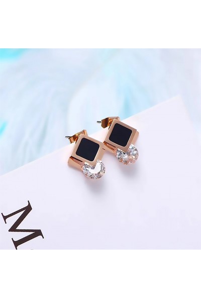 Burak Kadın Çelik Küpe