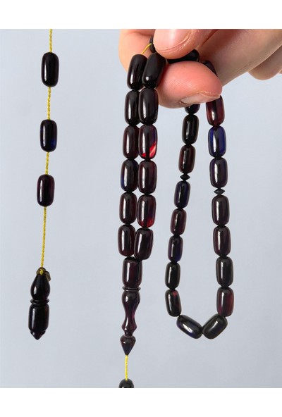 Kehribar Store Sıkma Kehribar Sistem Takımlı Usta Işçilikli Tesbih