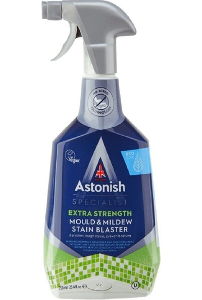 Astonish Extra Strenght Küf Temizleyici Sprey 750 ml Ekstra Güçlü Astonish Extra Strenght Küf Temizleyici Sprey 750 ml Ekstra Güçlü