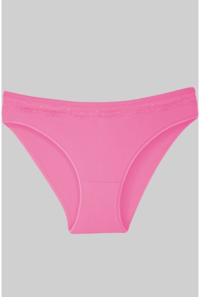 Colezium Gümüş Açık Pembe Üstü Dantelli Slip Bayan Külot Colezium Gümüş Açık Pembe Üstü Dantelli Slip Bayan Külot