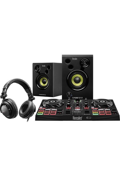 Hercules Dj Starter Kit (Djcontrol Impulse 200, Djmonitor 32, Hdp Dj Kulaklık) Hercules Dj Starter Kit (Djcontrol Impulse 200, Djmonitor 32, Hdp Dj Kulaklık)