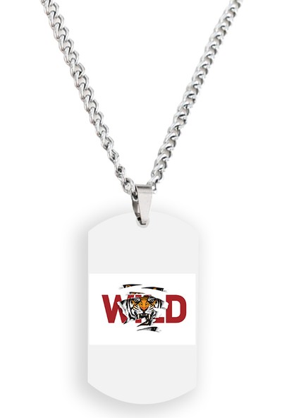 Astak Wild Baskılı Künye/kolye