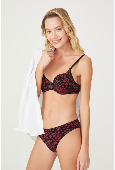 Cansoy Heart Lover Destekli Siyah Sütyen Takımı Cansoy Heart Lover Destekli Siyah Sütyen Takımı
