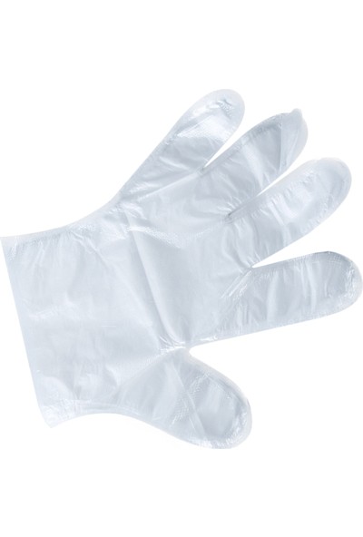 Vandor Girls Vandorgirls 100X Şeffaf Plastik Eldivenler Tek Kullanımlık