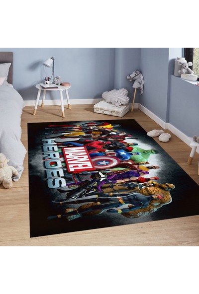 Branqusi Çocuk Odası Oyun Halısı Kaymaz Tabanlı Halı Kız Erkek Çocuk ve Bebek Odası Halıları Marvel Kahramanlar Desenli Halı 80 x 120 cm Branqusi Çocuk Odası Oyun Halısı Kaymaz Tabanlı Halı Kız Erkek Çocuk ve Bebek Odası Halıları Marvel Kahramanlar Desenli Halı 80 x 120 cm