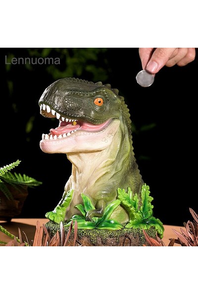 Sanlindou Dinozor Şekilli Kumbara -Yeşil (Yurt Dışından)