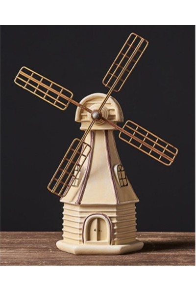 Sanlindou Deniz Feneri Şekilli Dekoratif Kumbara -Bej (Yurt Dışından)