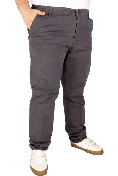 ModeXL Büyük Beden Erkek Gabardin Pantolon 21002 Antrasit ModeXL Büyük Beden Erkek Gabardin Pantolon 21002 Antrasit
