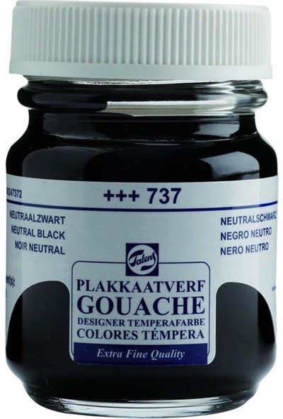 Talens 737 Neutral Black Guaj Boya Talens 50ML