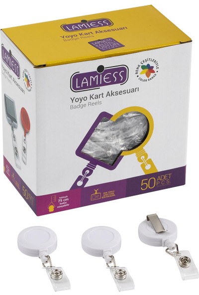 Lamiess Yuvarlak Yoyo 50'li Beyaz