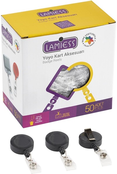 Lamiess Lms 351 Yuvarlak Yoyo Gri 50'li