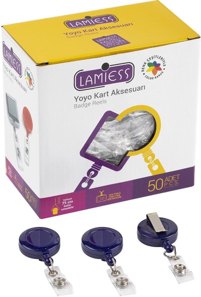 Lamiess Yuvarlak Yoyo 50'li Lacivert Lamiess Yuvarlak Yoyo 50'li Lacivert