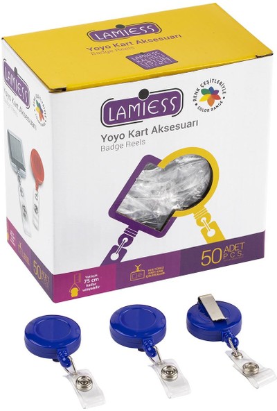 Lamiess Lms 351 Yuvarlak Yoyo Mavi 50'li