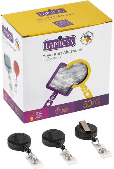Lamiess Lms 351 Yuvarlak Yoyo Siyah 50'Li Lamiess Lms 351 Yuvarlak Yoyo Siyah 50'Li