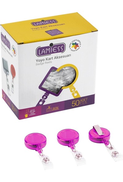 Lamiess Lms 351 Yuvarlak Yoyo Şeffaf Pembe 50'li Lamiess Lms 351 Yuvarlak Yoyo Şeffaf Pembe 50'li