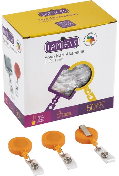 Lamiess Lms 351 Yuvarlak Yoyo Turuncu 50'li