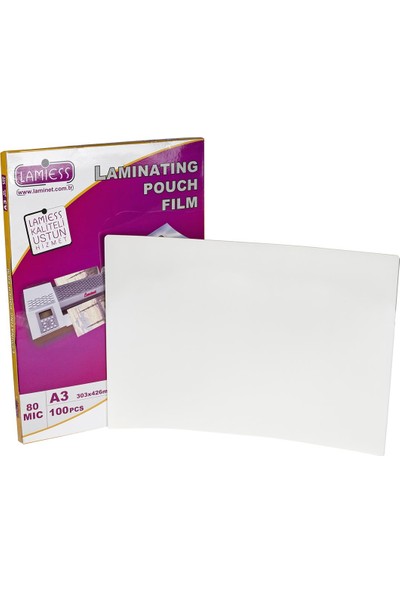 Lamiess A-3 303 x 426 mm 80 Mıc.mat Polyester