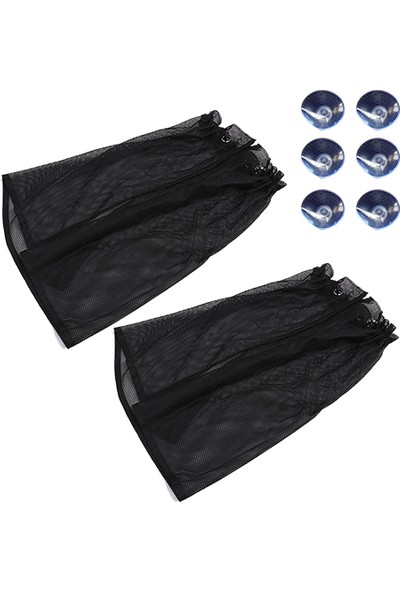 Farfi 2 Adet Araba Iç Uv Koruma Güneş Shades Yan Pencere Perdeleri + Vantuz