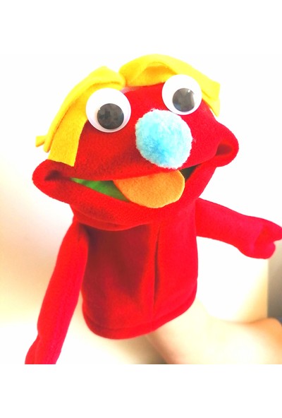 Vagon Sanat Oyuncak Peluş Eğitim ve Aktivite Için El Kuklası