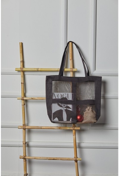 Modafabrik Siyah Plaj Çantası