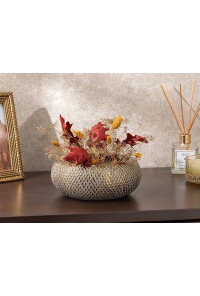 English Home Mosaic Dekoratif Tabak 19,5X19,5X7,5 cm Gold English Home Mosaic Dekoratif Tabak 19,5X19,5X7,5 cm Gold