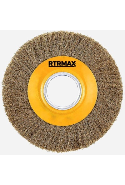 RTRMAX Saçaklı Daire Tel Fırça 150 mm RH23150