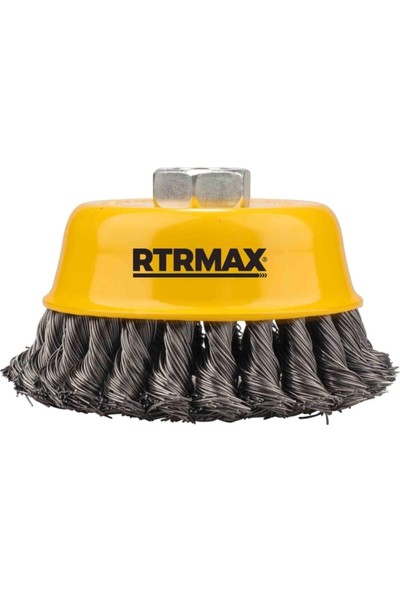 Çanak Tel Fırça Burgulu 80 mm RH22108 (Pas-Tortu-Boya Temizleme) Çanak Tel Fırça Burgulu 80 mm RH22108 (Pas-Tortu-Boya Temizleme)