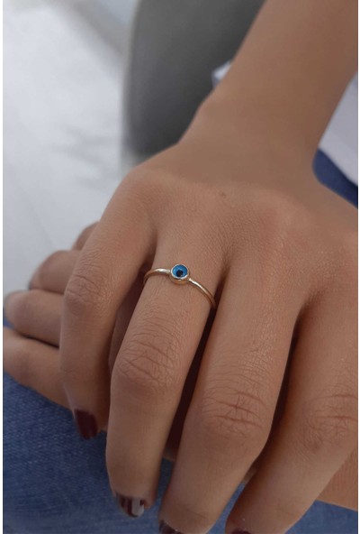 Fiyonk Kuyumculuk 14 Ayar Altın Göz Yüzük 1