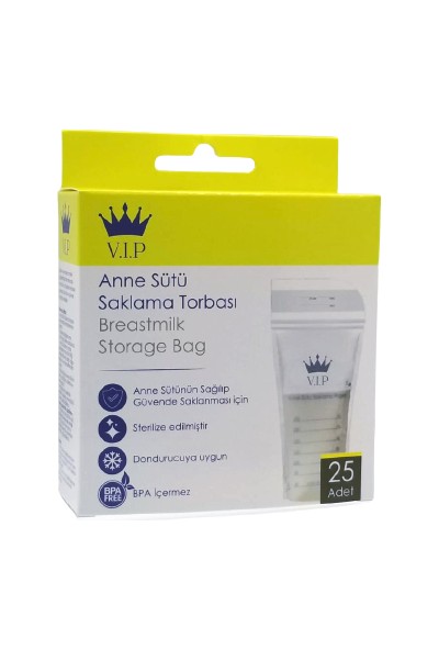 Anne Sütü Saklama Poşeti 25 Li