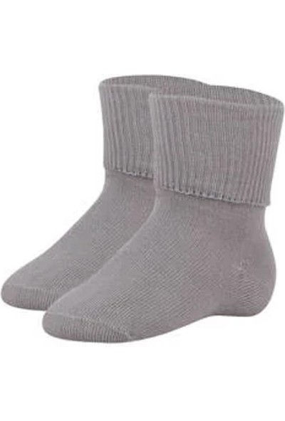 Bolero 2'li Organik Bebek Çorabı Gri 1-2 Yaş