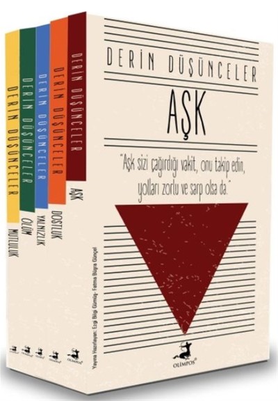 Derin Düşünceler Set (5 Kitap Takım) - Kolektif Derin Düşünceler Set (5 Kitap Takım) - Kolektif