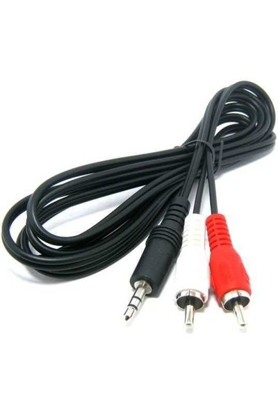 Bless 3.5 mm Sterio To 2 Rca Ses Sistemi Aux Kablosu 5+1 Bless 3.5 mm Sterio To 2 Rca Ses Sistemi Aux Kablosu 5+1