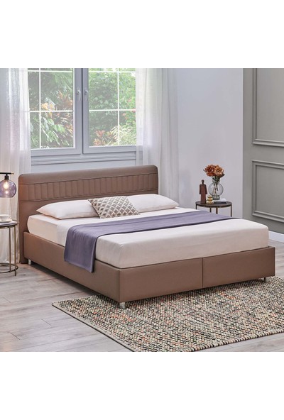 Yataş Bedding Nano Başlık Somni Baza Set - Vizon Yataş Bedding Nano Başlık Somni Baza Set - Vizon