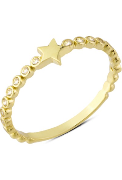 Harem Altın 14 Ayar Altın Yıldız Model Taşlı Yüzük YZK136 Harem Altın 14 Ayar Altın Yıldız Model Taşlı Yüzük YZK136