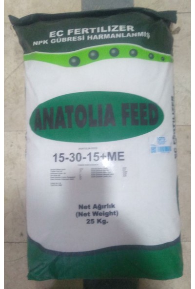 Cegel Ziraat Anatolia Feed 15 30 15 + Me Npk Gübre Cegel Ziraat Anatolia Feed 15 30 15 + Me Npk Gübre