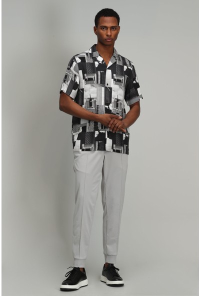 Lufian Pito Jogger Pantolon Tailored Fit Siyah