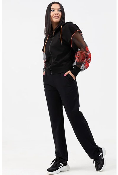 SM Klay Kapüşonlu Ikili Takım