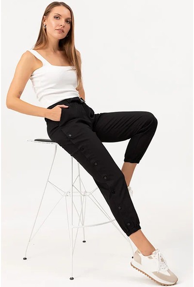 SM Klay Paça Lastikli Pantolon