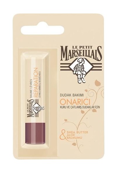 Le Petit Marseillais Aloe Balmumu Onarıcı Dudak Bakım Kremi 4.9 gr