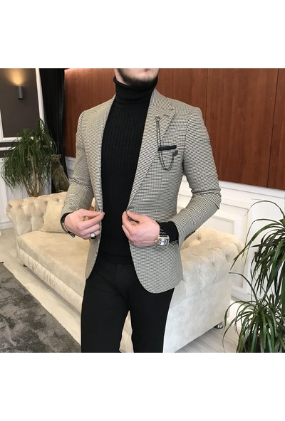 Terzi Adem Italyan Stil Slim Fit Erkek Kışlık Mono Yaka Tek Ceket Çok Renkli T6788 Terzi Adem Italyan Stil Slim Fit Erkek Kışlık Mono Yaka Tek Ceket Çok Renkli T6788
