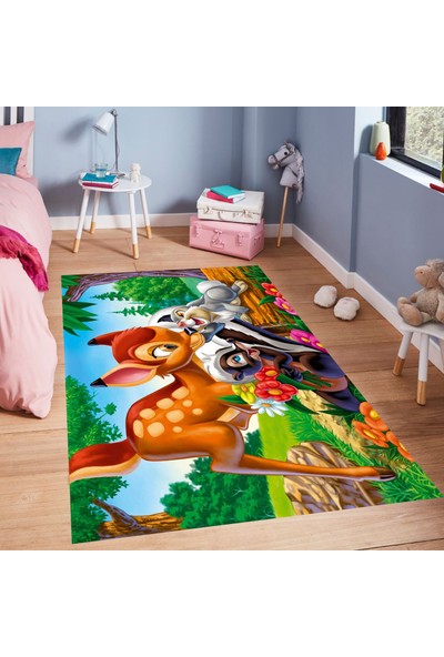 Branqusi Çocuk Odası Oyun Halısı Kaymaz Tabanlı Halı Kız Erkek Çocuk ve Bebek Odası Halıları Orman Hayvanları Çizgi Film Desenli Halı 80 x 120 cm Branqusi Çocuk Odası Oyun Halısı Kaymaz Tabanlı Halı Kız Erkek Çocuk ve Bebek Odası Halıları Orman Hayvanları Çizgi Film Desenli Halı 80 x 120 cm