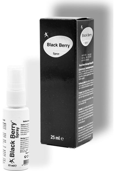 Black Berry Bitkisel Blackberry Geciktiricı Sprey
