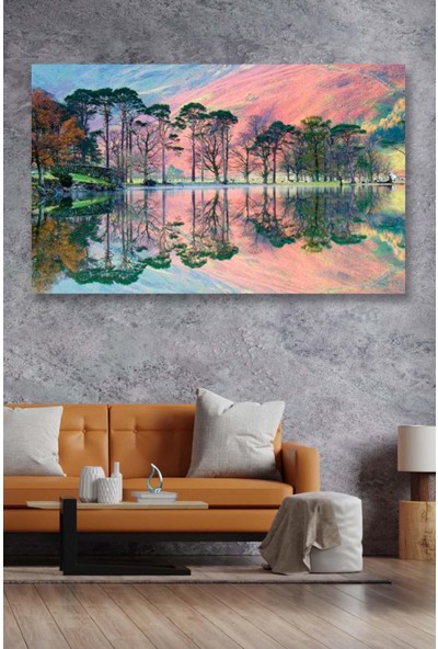 Fupe Shop Yansıma - 105893 - Dekoratif Duvar Kanvas Tablo