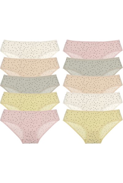 Donella 10'lu Kız Çocuk Renkli Külot - 41926
