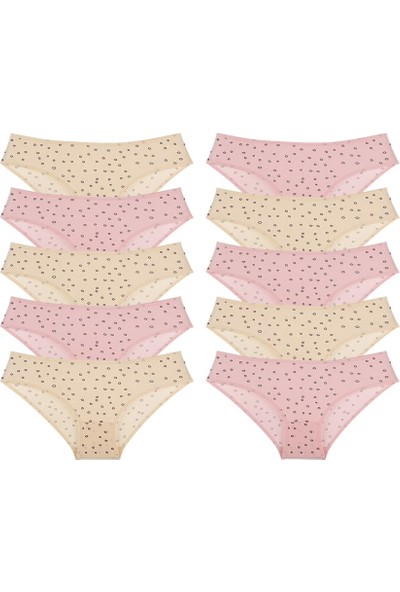 Donella 10'lu Genç Kız Renkli Külot - 51943